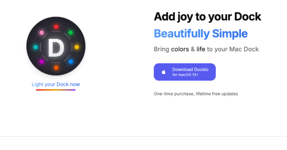 Dockio - Add some joy to your Dock